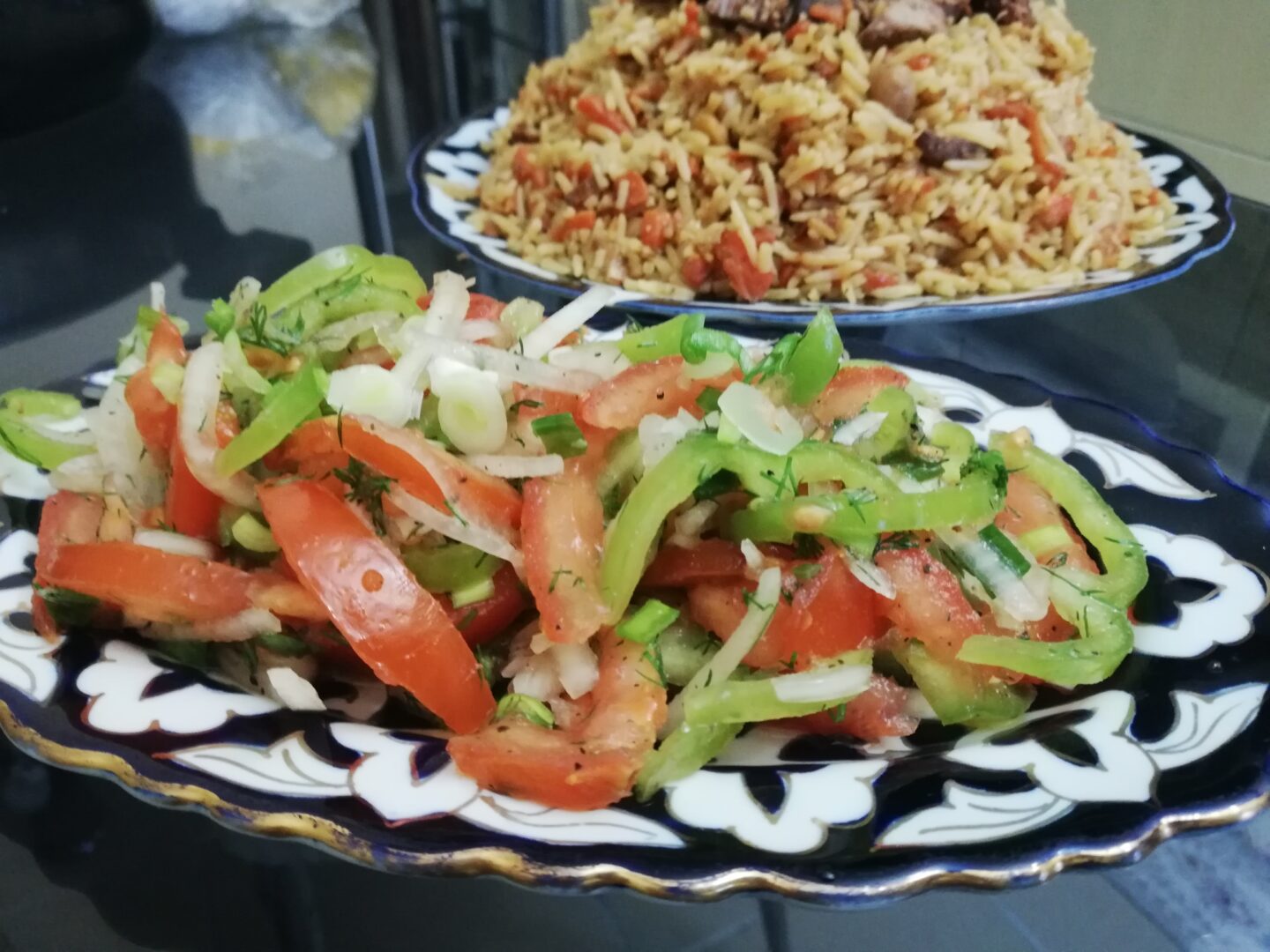 How To Make Achik Chuchuk - Uzbek Tomato and Pepper Salad
