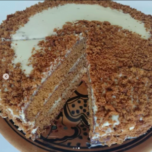 How To Make Uzbek Honey Cake - Medovik | Honey Cake Recipe