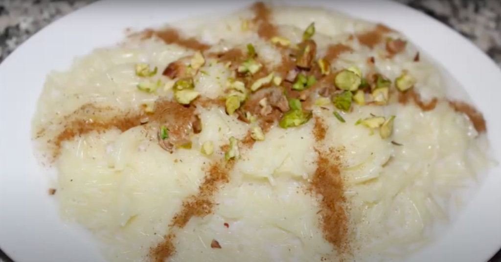 Vermicelli Milk Pudding Dessert - Seviyan Kheer, Sha3riyah Recipe